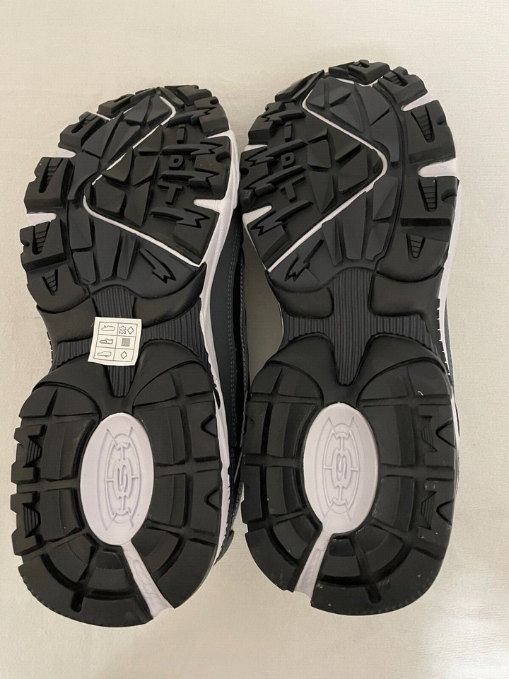 Men's Skecher Stamina Nuovo Cutback Shoes (Dark Gray/Black/White) US ...