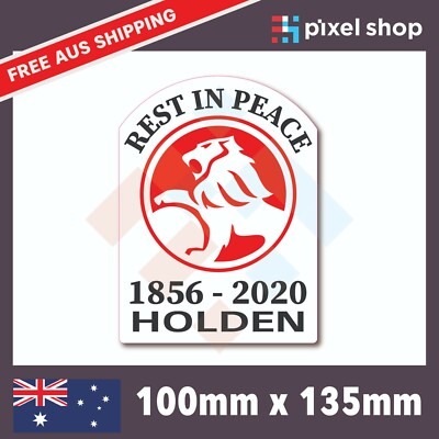 RIP HOLDEN CAR BUMPER STICKER VINYL DECAL MAN CAVE WINDOW COMMODORE | eBay