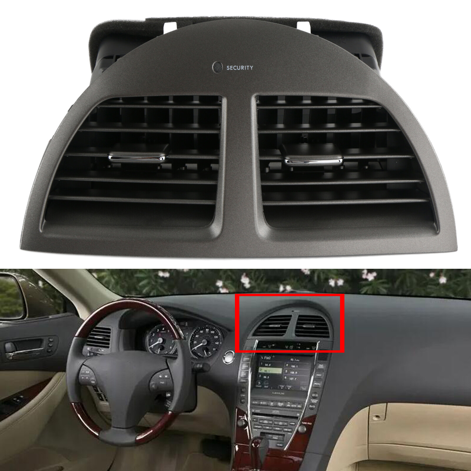 Car Center Dash A/C Outlet Air Vent Panel 55660-33200 For Lexus ES350 ...