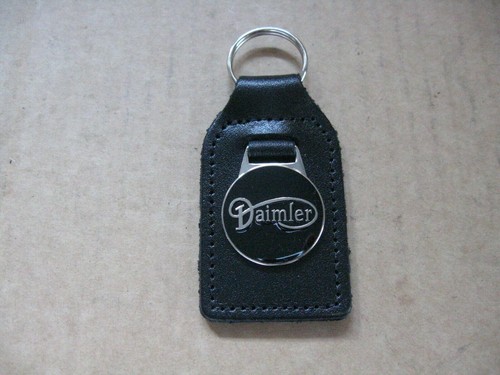 Daimler SP250 Dart Key Ring with Dark Green Leather Fob & enamel Badge ...