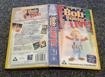 Bob The Builder The Live Show Vhs