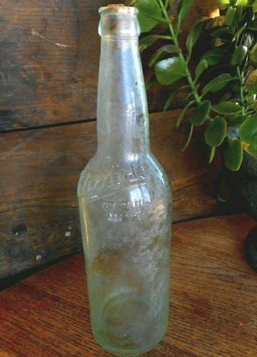Antique Schmidt Beer Bottle St Paul Mn. Minnesota Brewing Cork Clear | eBay
