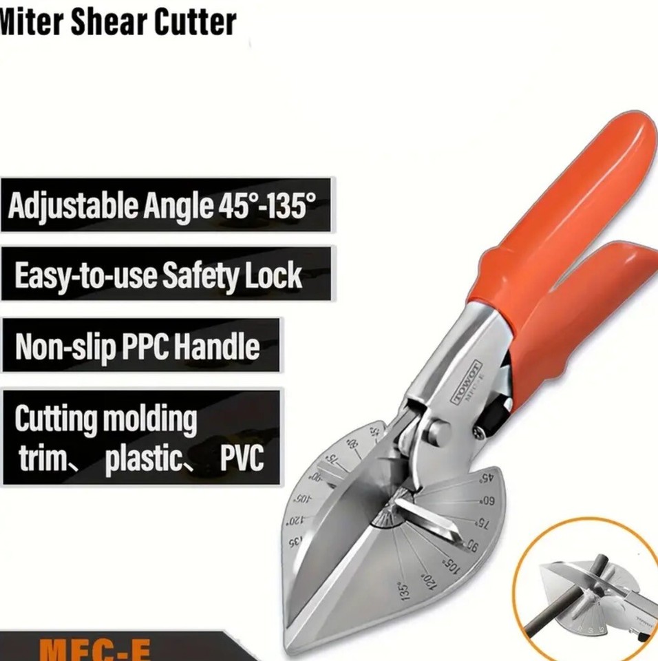 Multi Angle Miter Shear Cutter Shear adjustable balsa wood Tool 45 to ...