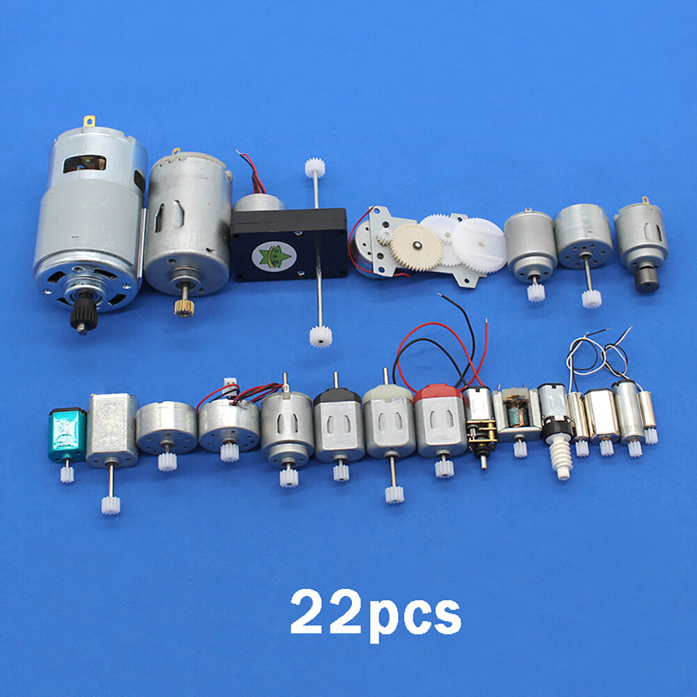 12/20/22/32/36PCS Micro Motor SET Small Electric DC Motor 1-24V Toy ...