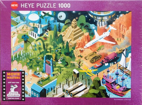 Heye Alexander Clerisse Steven Spielberg Movies 1000 pc Jigsaw Puzzle ...