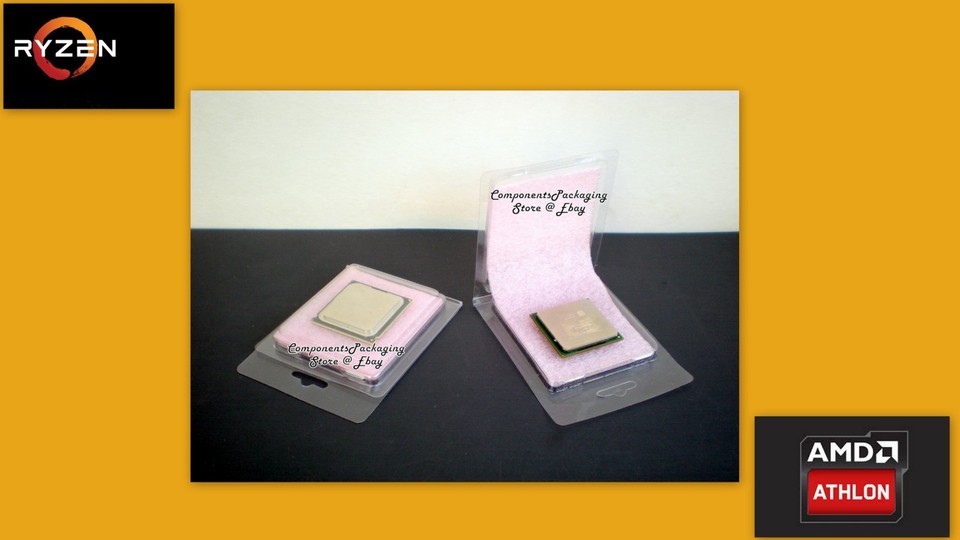 AMD Ryzen 7 5 3 CPU Packaging Case Clam Shell with Anti Static Foam Qty ...