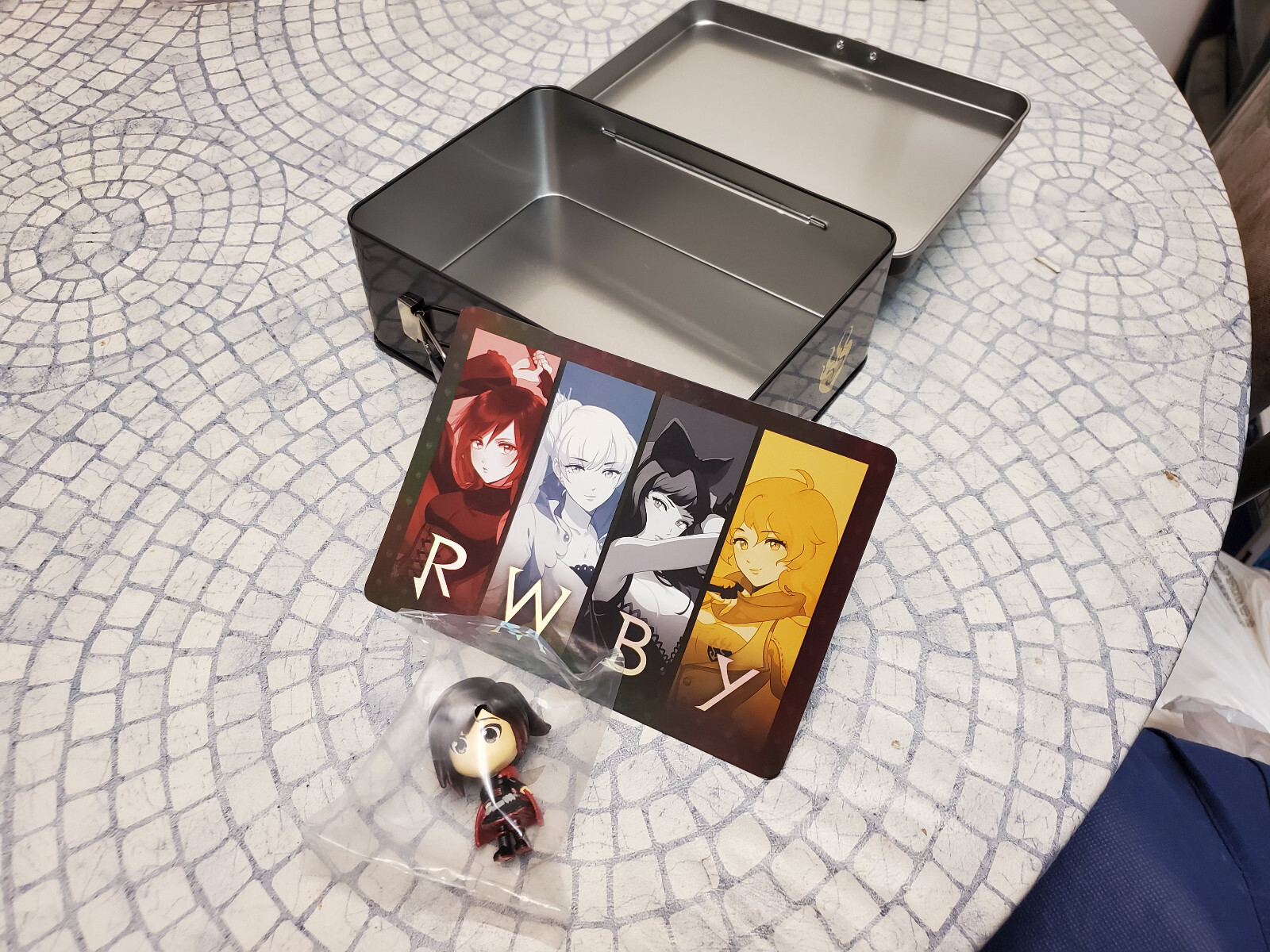 Rare RWBY Collector Cards Series 1 Tin Lunchbox | eBay