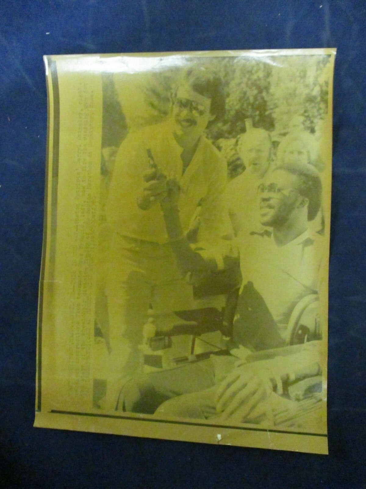 1980 Darryl Stingley & Russ Francis NFL Boston Marathon start Wire ...