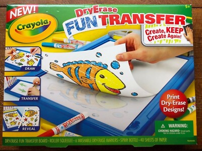 Crayola Dry Erase Fun Transfer - Turn Dry-Erase Into A Permanent ...