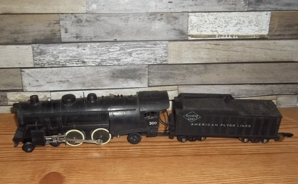 American Flyer 300 Reading Lines - 4-4-2 Steam Locomotive - S Gauge #7 ...