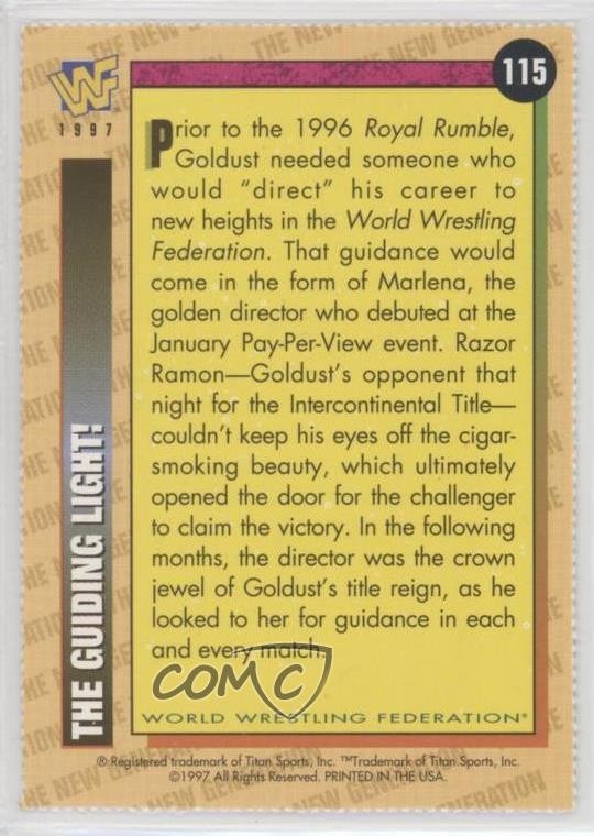 1996-98 WWF Magazine Cards Marlena The Guiding Light! #115 | eBay