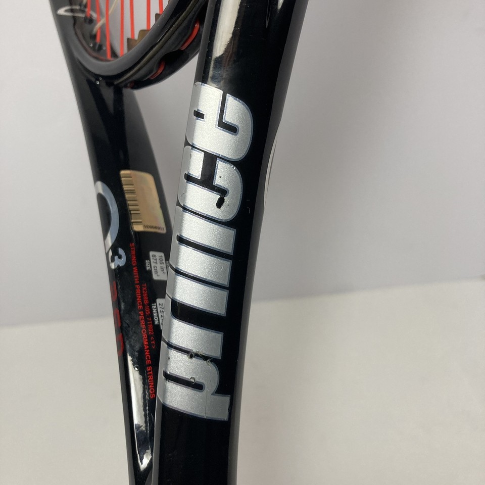 Prince O3 Red Midplus Tennis Racket - 4 1/4" Grip - 105 sq. in. - 1100 ...