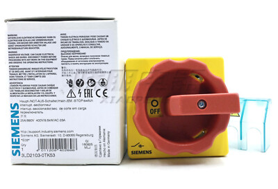 SIEMENS Emergency stop switch 3LD2103-0TK53 | eBay
