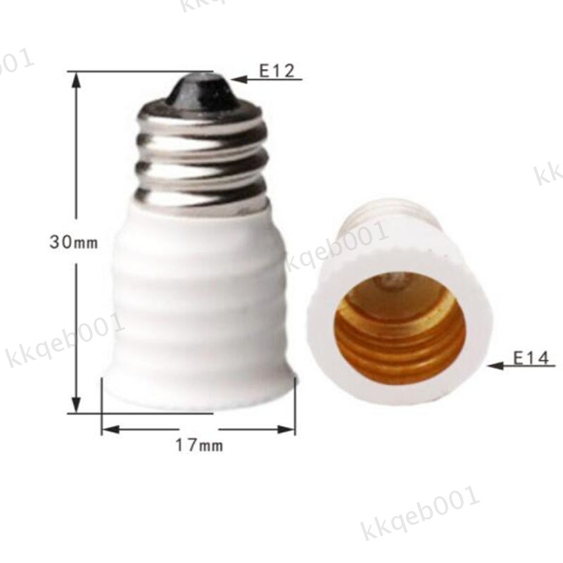 20x E12 To E14 Socket LED Light Lamp Bulb base power Holder Socket ...