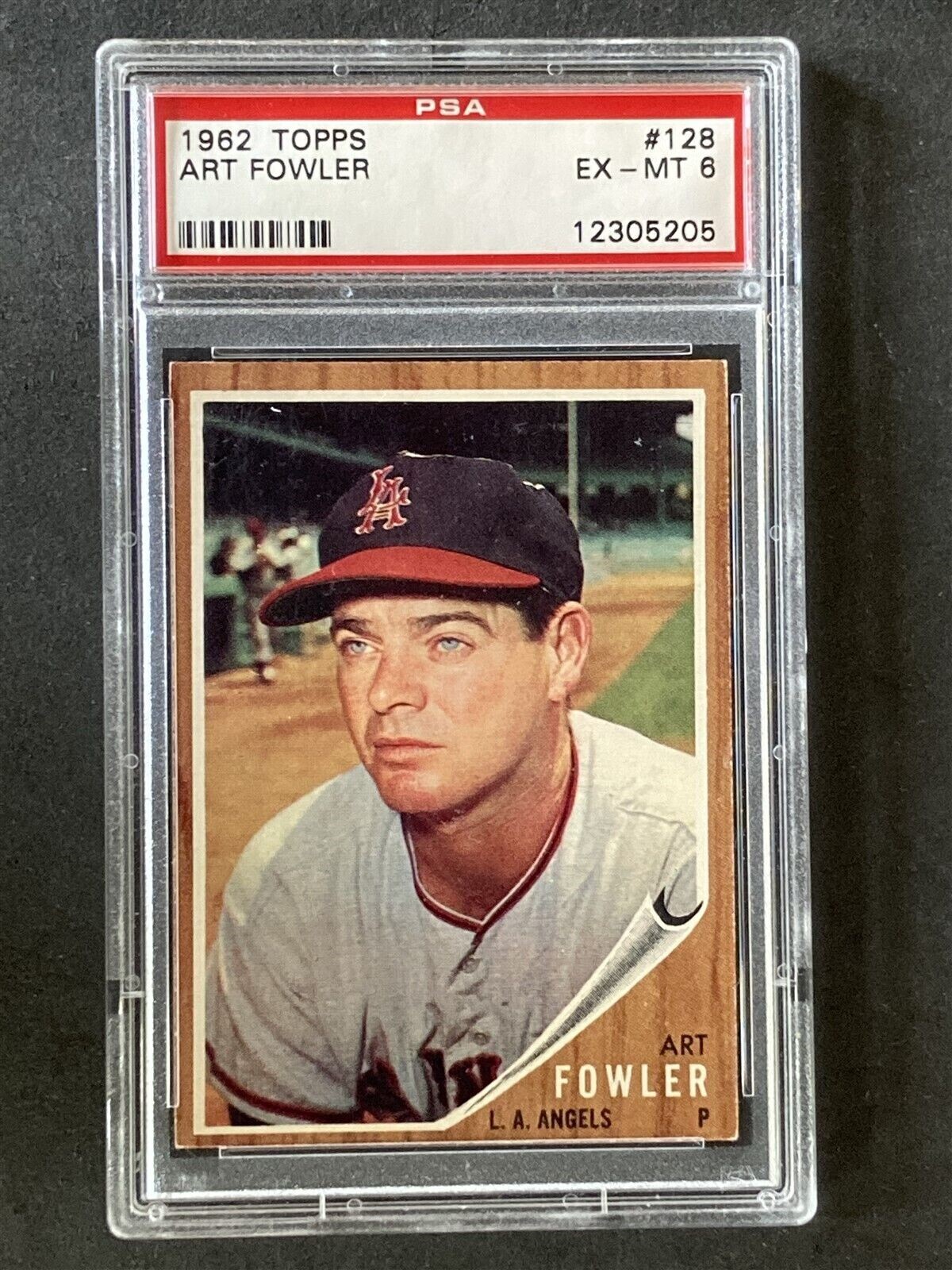 1962 Topps #128 Art Fowler Angels EX-MT PSA 6 | eBay