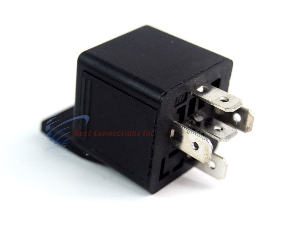 5 Pcs 5 Pin Slot 40 Amp 12 volt SPDT Heavy Duty 5 Wire Car Relays ...