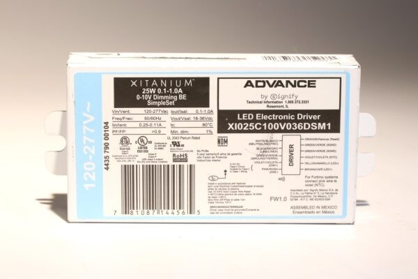 Philips Advance Xitanium LED Electronic Driver 50w Xi050c140v054dsm1 ...