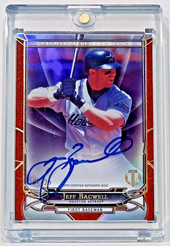 2016 TOPPS TRIBUTE JEFF BAGWELL AUTOGRAPH 25/25 ASTROS MVP HOF AUTO | eBay