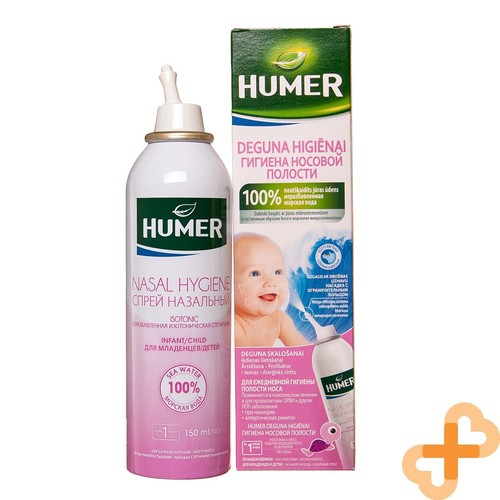 HUMER Bébé Spray Nasal 150ml Eau De Mer Naturelle Hygiène Nez Bouché ...