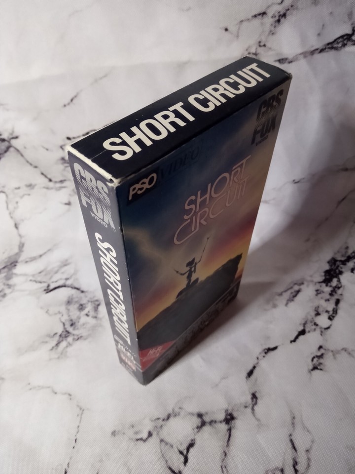 Short Circuit VHS, 1986 First Printing, PSO VIDEO Rare Hard To Find CBS ...