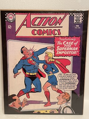 Action Comics #346 Poster Print 11" x 14" (2018, Asgard Press) Vintage ...