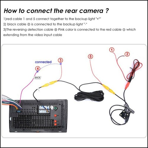 Car Reverse Rear View Backup Camera For Scion tC 2011 2012 2013 2014 ...