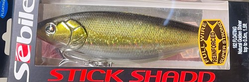 SEBILE STICK SHADD 182 FLOATING 7-1/8" 3-5/8oz Big Game Surface Lure ...