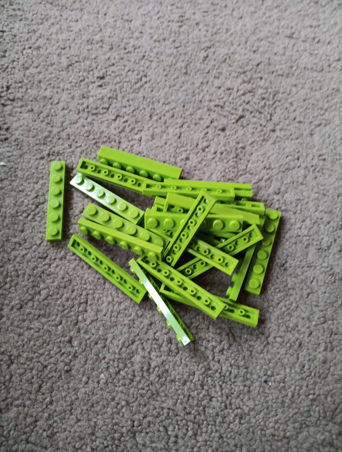 Lego 3666 Plate 1x6 Light Green Pack Of 30 | eBay UK