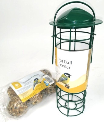 National Trust Fat Upright Fat Ball Feeder plus FREE pack 6 Ultimate ...