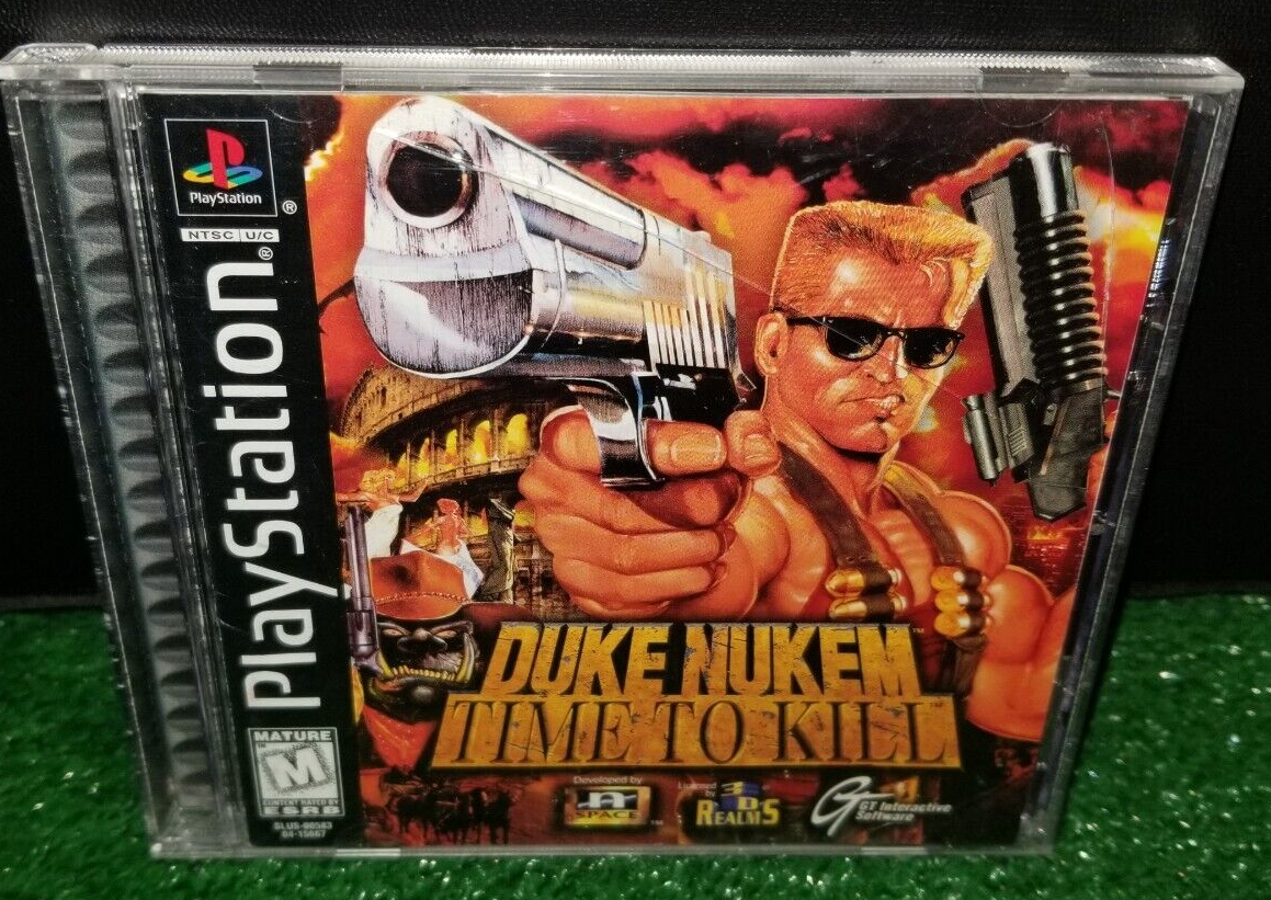 Duke Nukem Time To Kill PS1 PlayStation 1 Reg - Complete CiB - Tested ...