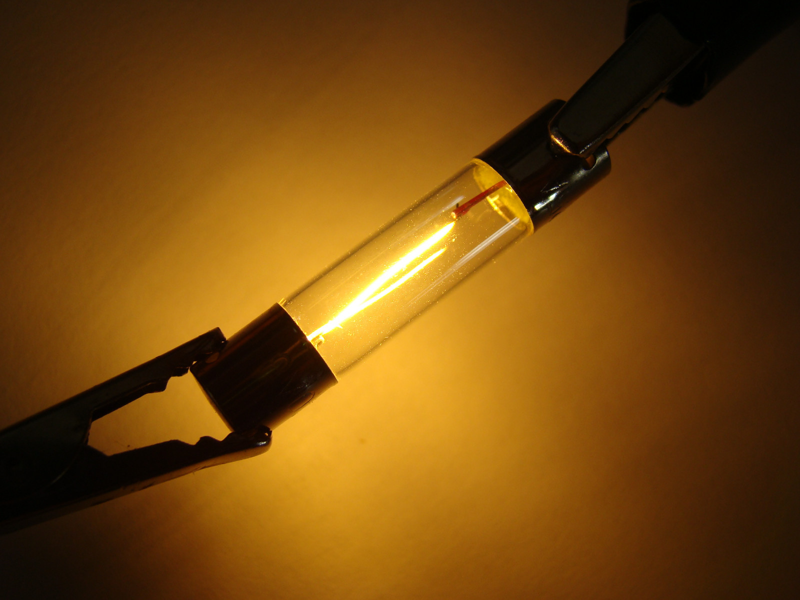 10x Fuse lamp bulb 6V 280 mA axial VU meter amplifier receiver vintage ...