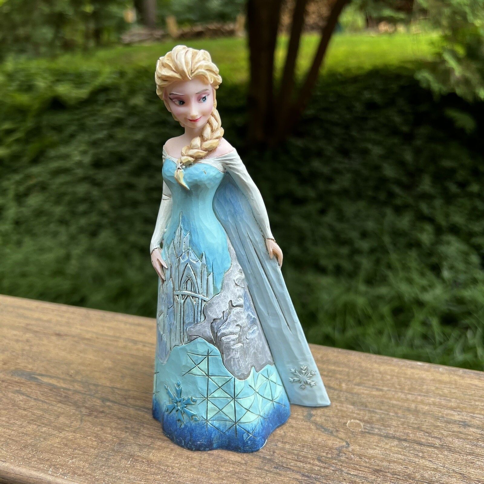 Jim Shore Disney Traditions Elsa With Castle Dress 4046035 Frozen for ...