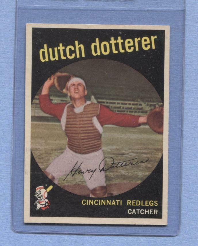 1959 Topps #288 Dutch Dotterer (Reds) Ex-Mt | eBay