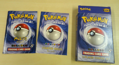 POKEMON BASE SET TRADING CARD GAME STARTER SET BOX Books EMPTY #1 | eBay