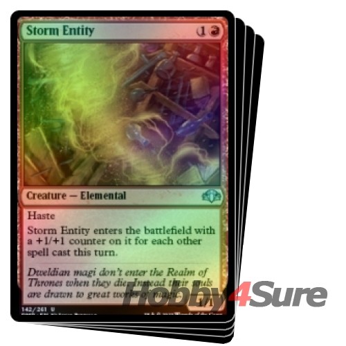 Foil Storm Entity X4 M/NM Magic: The Gathering MTG Dominaria Remastered | eBay