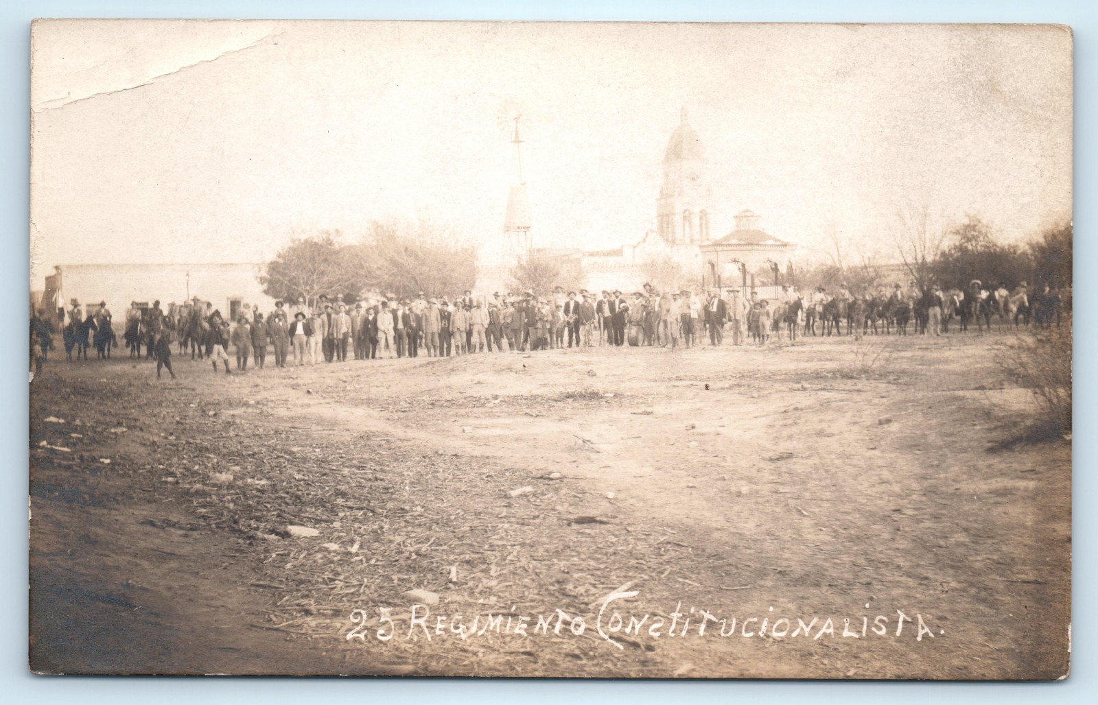 Mexican Revolution Army Soldiers And Band RPPC Real Photo Postcard | eBay
