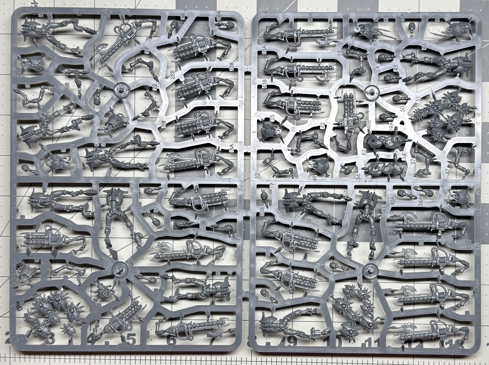 Warhammer 40k Necron Necrons Dynasty WARRIORS x 10 New on Sprue | eBay