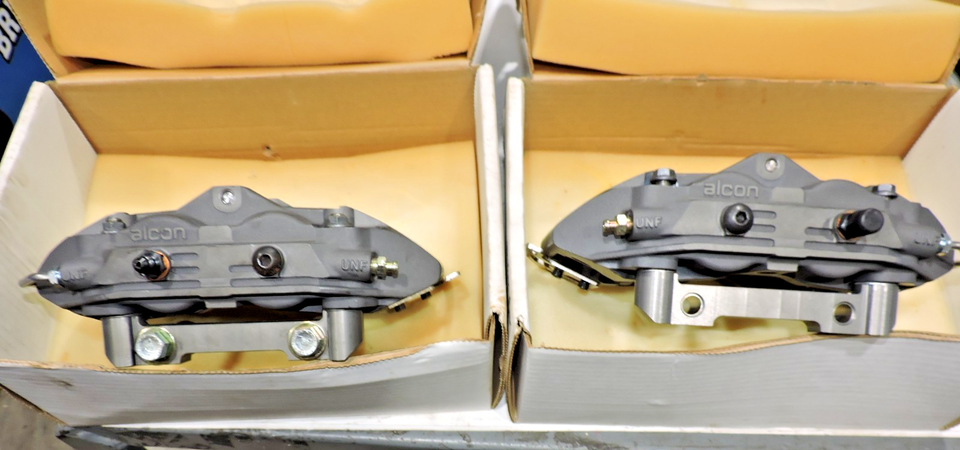 NEW Alcon 4 Piston B Type brake calipers 1 1/4" pistons radial mount ...