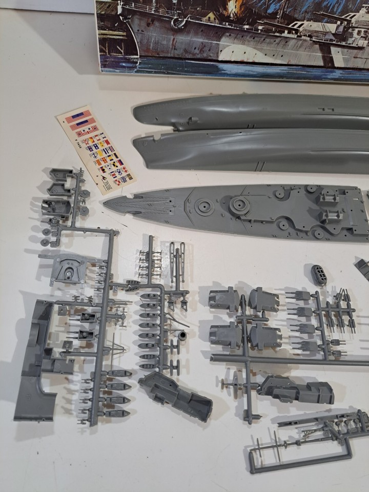 Revell H-351 Tirpitz WWII German Battleship Plastic Model Kit | eBay