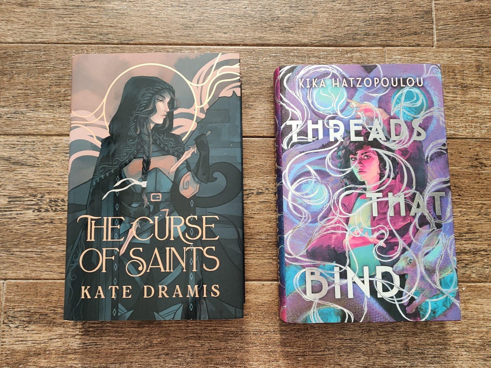 Fairyloot SIGNED Threads That Bind + The Curse of Saints by Kate Dramis ...