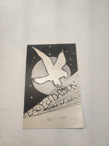 Vintage Lacy J Dalton 1985 Backstage Pass stage pass Fasson Sticker ...