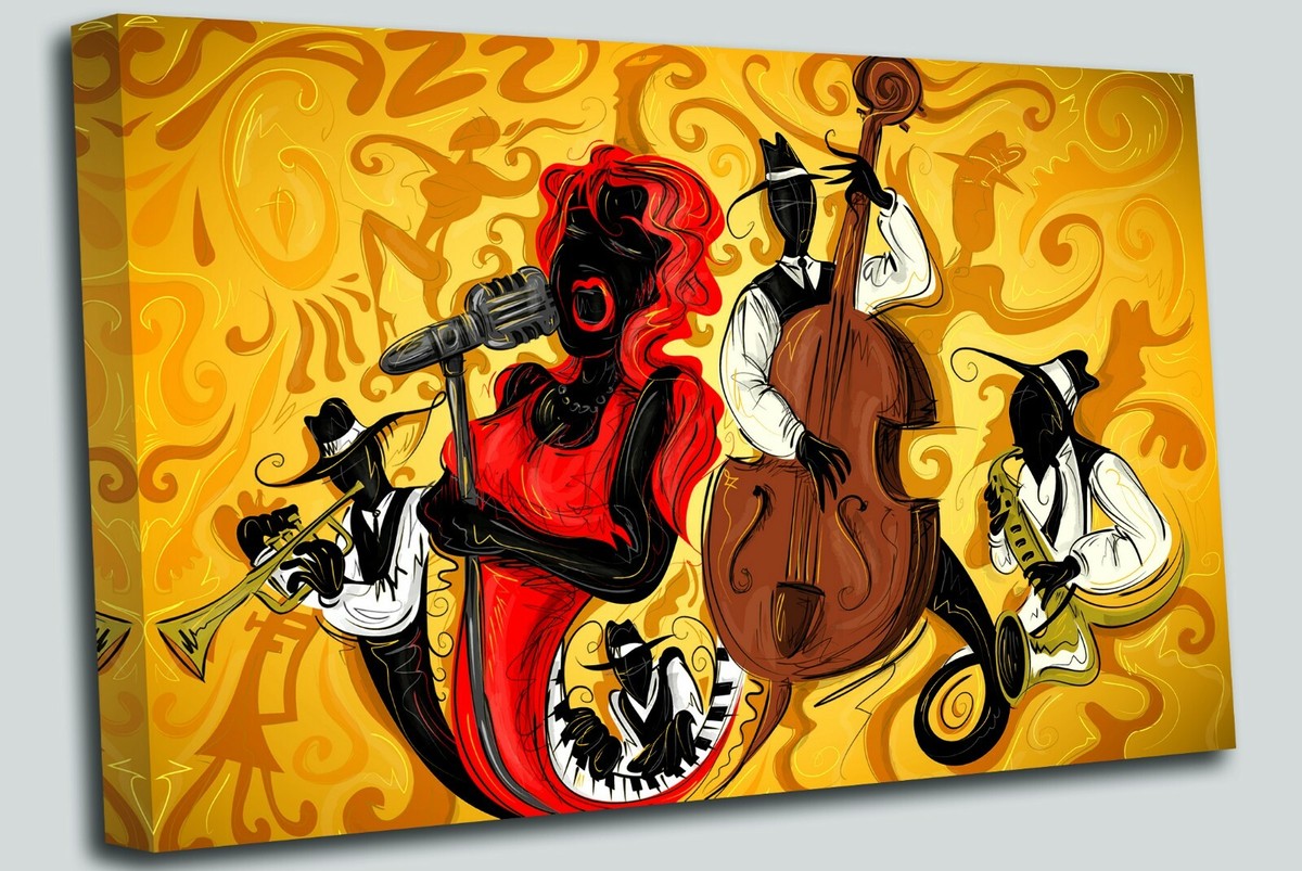 Jazz Band Paintings Jazz Band By Peter Sesselmann