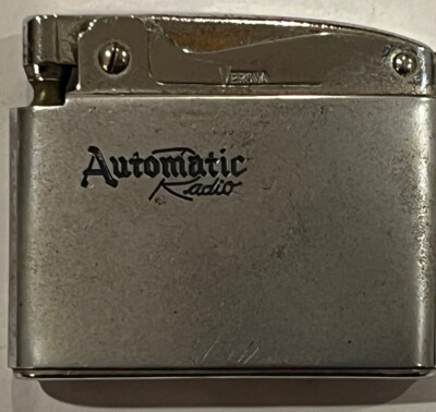 Vintage Verona Automatic Radio Lighter Silver Tone Slim | eBay