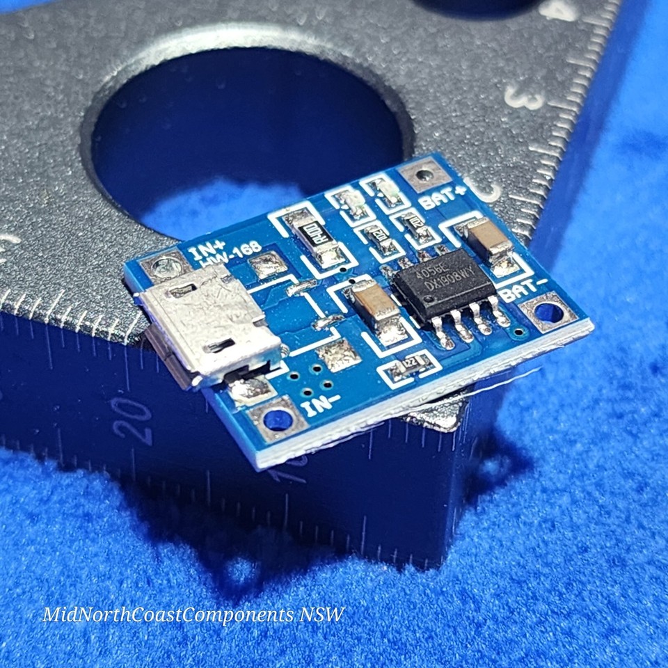 TP4056 5V USB 1A Lithium Battery Charging Board LiPo Charger Module ...