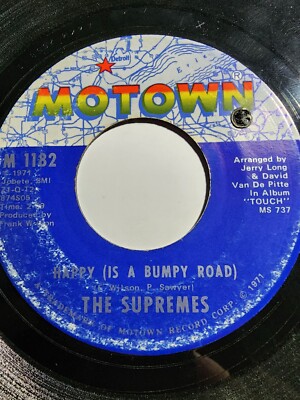 The Supremes - Happy (Is A Bumpy Road) / Nathan Jones - Motown GOOD+ ...
