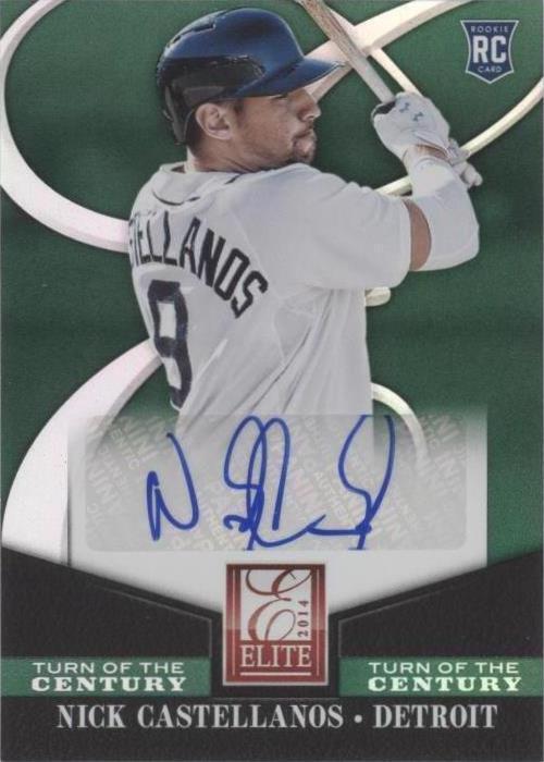 2014 Panini Donruss - Elite Signatures Nick Castellanos #47 Turn of the ...