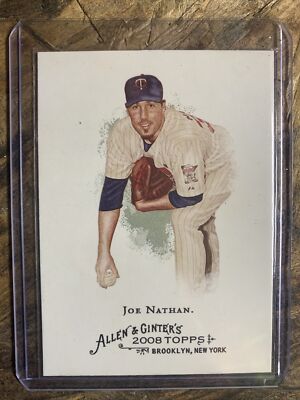 2008 Topps Allen and Ginter Minnesota Twins Baseball Card #281 Joe ...