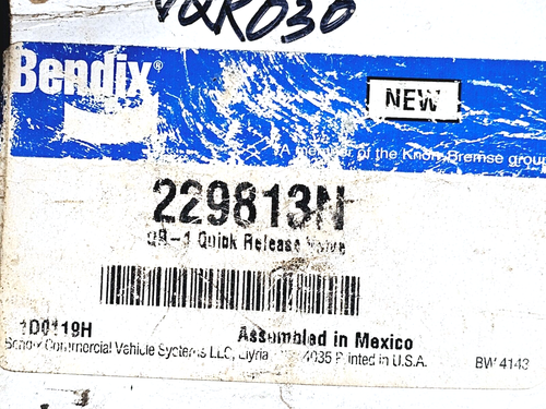 D591309 BENDIX QUICK RELEASE VALVE 229813N (QR1) LOT OF 2 | eBay