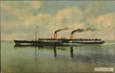 Steamship RMS Columba - Columbia? Caledonia Series c1910 Postcard | eBay