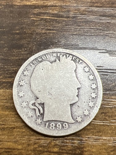 1899 Barber Quarter Actual Coin Check Out My Store For All Your Coin ...